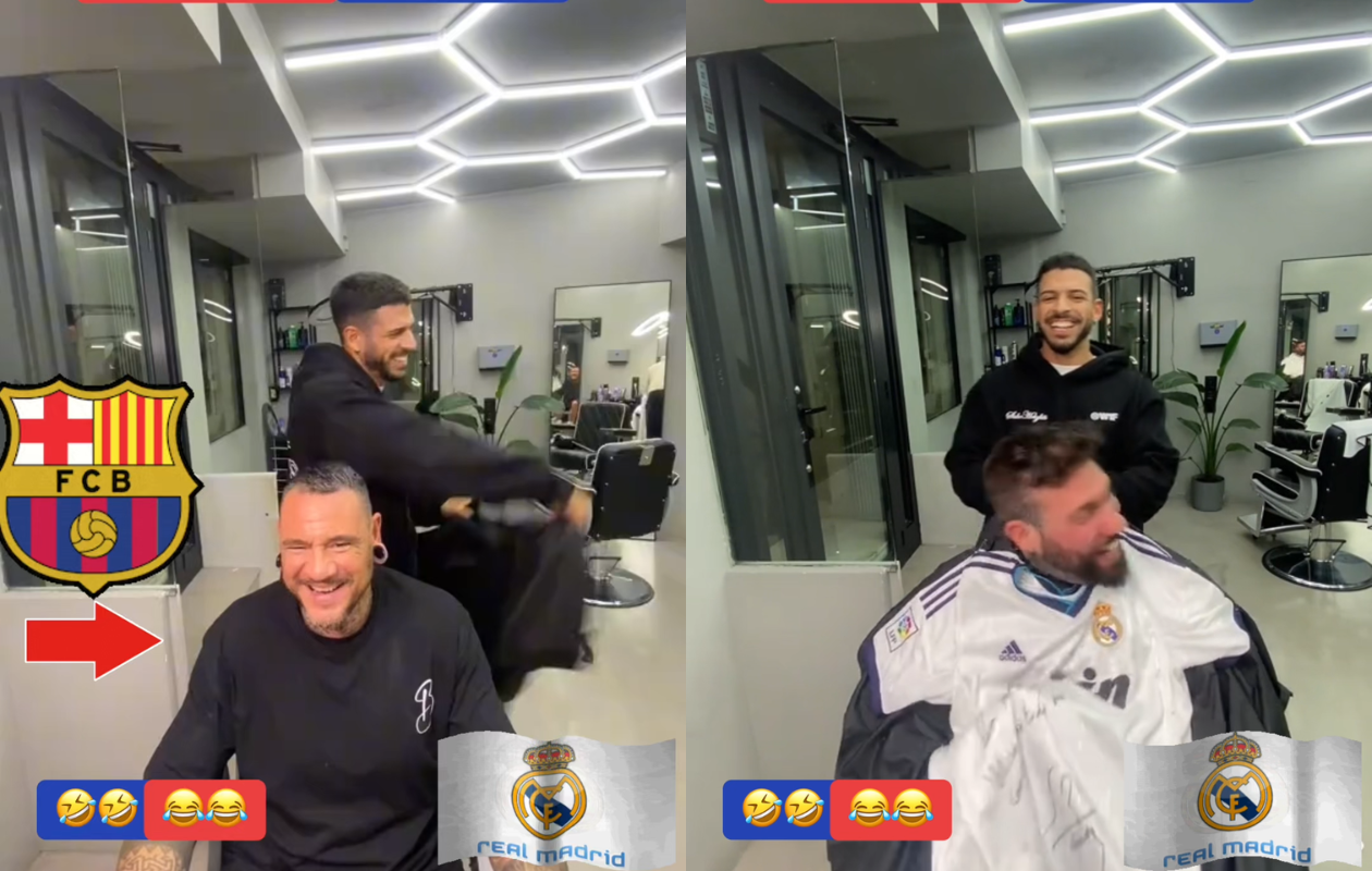 La broma de "mal gusto" de un barbero a sus clientes hinchas del ...