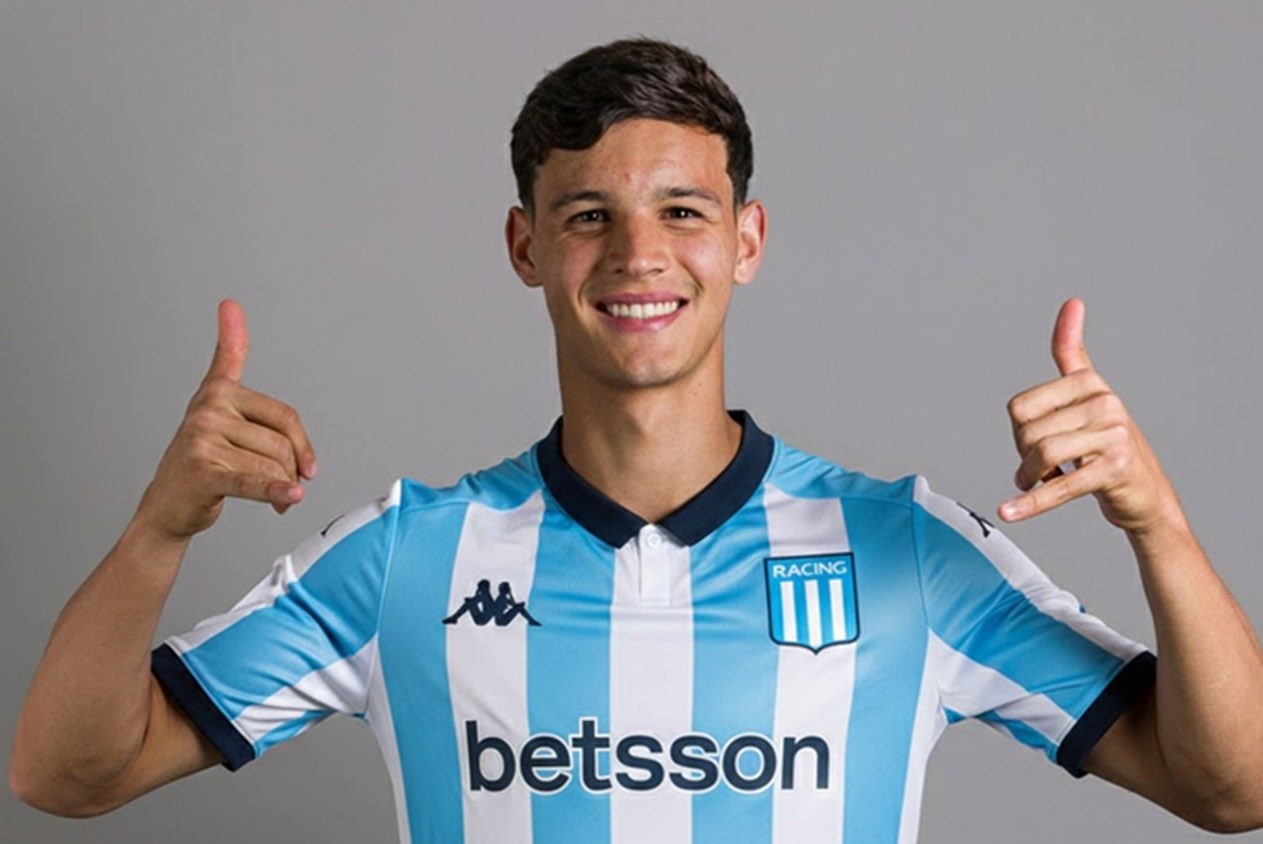 Valentín Carboni a Racing: revisión médica y emotiva promesa al hincha ...